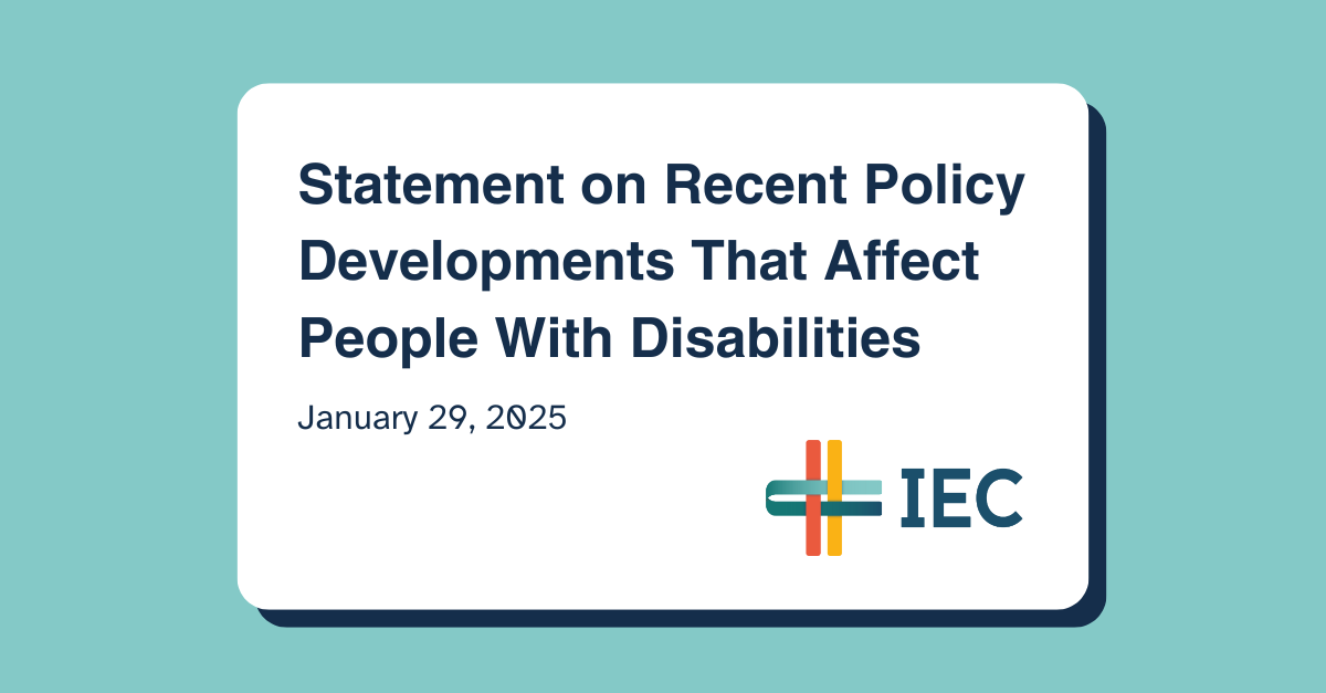 Statement on Recent Policy Developments That Affect People With IDD ...