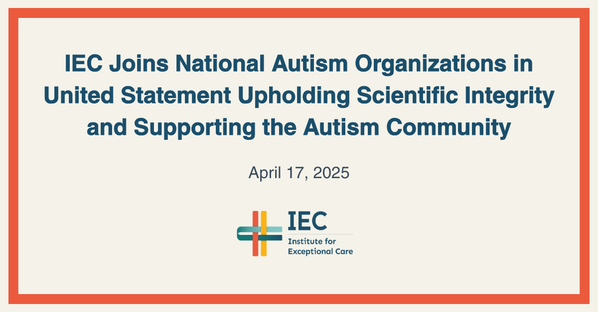 Leading Autism Organizations Release Joint Statement on Upholding ...